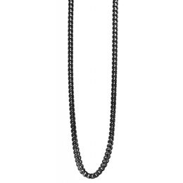 Adelia&acute;s Kette ohne Anh&auml;nger ADELIA&acute;S "Unisex Edelstahl Halskette" Gr. 50, schwarz, Halsketten, Damen, 50, Edelstahl