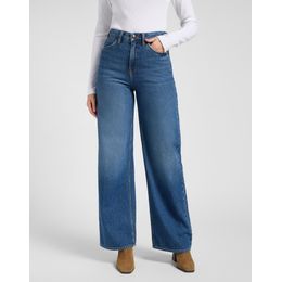 Regular-fit-Jeans Lee "STELLA", Damen, Gr. 30, L&auml;nge 31, ink pool, Denim/Jeans, Obermaterial: 69% Baumwolle, 31% Lyocell, unifarben, regular fit lang, Jeans, im Five-Pocket Style