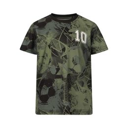T-Shirt ZIGZAG "Seelo", M&auml;dchen, Gr. 104, gr&uuml;n, 100% Polyester, bedruckt, normal, Rundhals, Shirts T-Shirt, mit praktischer Quick-Dry-Funktion