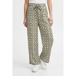 Schlupfhose Only "ONLSILVA LOOSE PANTS WVN NOOS", Damen, Gr. XL, N-Gr, kalamata aop:gr&uuml;n allisa graphic, Web, Obermaterial: 100% Viskose, bedruckt, regular fit lang, Hosen Schlupfhose, Viskose, regular fit