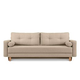 KONSIMO Einzelsofa Eriso creme Ma&szlig;e (cm): B: 220 H: 80 Sofas > Sofas nach Material > Stoffsofas &raquo; Sofa DE