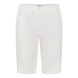 Bermudas Brax "Style MIA B", Damen, Gr. 44, Normalgr&ouml;&szlig;en, sanftes wei&szlig;, Web, 76% Baumwolle, 21% Polyamid, 3% Elasthan, Hosen Bermudas