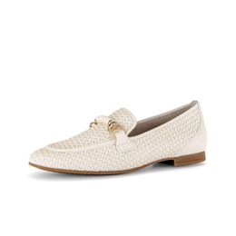 Slipper Gabor "Slipper", Damen, Gr. 38,5, beige, Schuhe Slipper