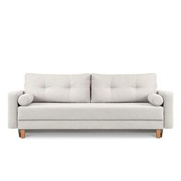 KONSIMO Einzelsofa Eriso wei&szlig; Ma&szlig;e (cm): B: 220 H: 80 Sofas > Sofas nach Material > Stoffsofas &raquo; Sofa DE