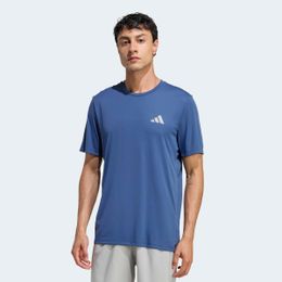 Laufshirt adidas Performance "RUN ESS TEE M", Herren, Gr. L, tech indigo, Obermaterial: 100% Polyester, Shirts Laufshirt