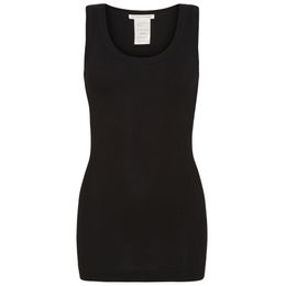 Funktionstop SEAMLESS BASIC "Seamless Basic Top Crush", Damen, Gr. S/M, schwarz, Obermaterial: 100% Baumwolle, Tops
