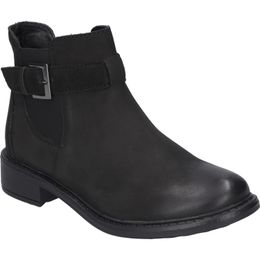 Stiefelette Josef Seibel "Selena 17, schwarz", Damen, Gr. 38, schwarz, Obermaterial: 100% Rindsleder Leather cow., Schuhe Stiefelette