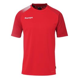 T-Shirt Kempa "Shirt Ambition 28 Kids", M&auml;dchen, Gr. 116, rot (rot, chilirot), Obermaterial: 100% Polyester Pol. recyc.., Shirts T-Shirt