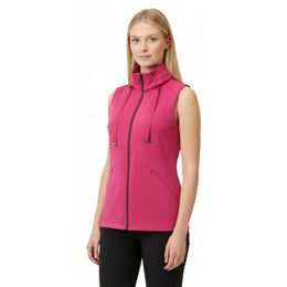 Steppweste DEPROC Active "NIGEL PEAK III Outdoor-Weste Damen", Damen, Gr. 36/38 (M), orchid, 96% Polyester; 4% Elasthan, tailliert, Westen Steppweste, auch in Gro&szlig;en Gr&ouml;&szlig;en erh&auml;ltlich