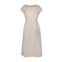 Tunikakleid Luhta "Luhta Kleid Fruutila", Damen, Gr. 36, EURO-Gr&ouml;&szlig;en, kitt, Stoff, 55% Leinen Flachs, 45% Baumwolle, Kleider
