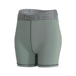 Shorts YEAZ "Shorts REVOLUTE", Damen, Gr. L, US, blau (t&uuml;rkis), Obermaterial: 78% Polyester PES. 22% Elasthan EL., Hosen Shorts