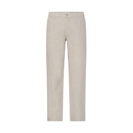 Leinenhose INDICODE "Leinenhose IDTropelo", Herren, Gr. L, N-Gr, fog, Obermaterial: 55% Leinen LI. 45% Baumwolle CO., Hosen