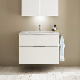 Burgbad Eqio Schrank mit Mineralguss-Waschtisch, 2 Ausz&uuml;ge, SHCB082F6582C0001G0146,