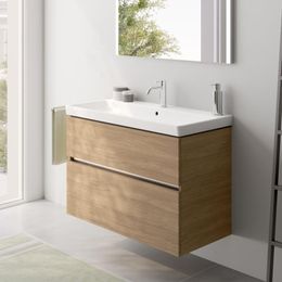 Villeroy & Boch Villeroy & Boch Avento Waschtisch, evineo ineo5 evo Unterschrank B: 98 cm, 2 Ausz&uuml;ge, mit Griffmulde,, 4156A5RW+BE0725OA,