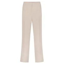 Stoffhose Betty Barclay "Damen unifarben", Damen, Gr. 48, Normalgr&ouml;&szlig;en, grau beige, Obermaterial: 96% Polyester, 4% Elasthan, relaxed fit lang, Hosen Stoffhose