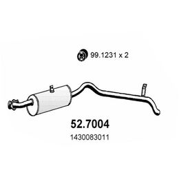 Asso Endschalld&auml;mpfer 527004 f&uuml;r Suzuki
