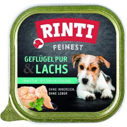Rinti Hundefutter 'Feinest' Gefl&uuml;gel Pur Lachs 150 g