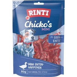 Rinti Hundefutter 'Chicko' Mini Enten-H&auml;ppchen 80 g