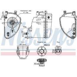 NISSENS Ausgleichsbeh&auml;lter, K&uuml;hlmittel 996198 f&uuml;r BMW (BRILLIANCE)