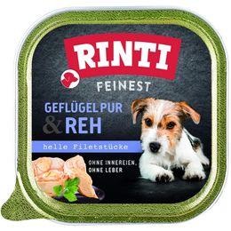 Rinti Hundefutter 'Feinest' Gefl&uuml;gel Pur Reh 150 g