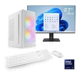 CSL Gaming-PC-Komplettsystem "Spectrum V25256W", Energieeffizienz: E (A-G), wei&szlig;, Microsoft Windows 11 Home (64 Bit), 32 GB RAM 1.000 GB SSD, Computer_Komplettsysteme