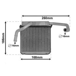 Van Wezel W&auml;rmetauscher, Innenraumheizung 18006607 f&uuml;r Ford MAZDA