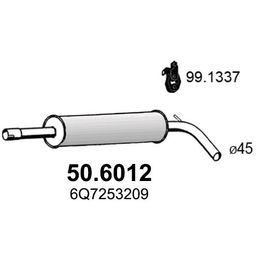 Asso Mittelschalld&auml;mpfer 506012 f&uuml;r Skoda
