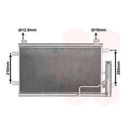 Van Wezel Kondensator, Klimaanlage 82015723 f&uuml;r HYUNDAI
