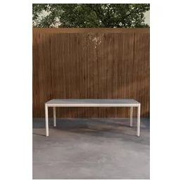 Gartentisch VENTURE HOME "Lino, stabile Esstafel f&uuml;r den Au&szlig;enbereich", beige, beige, grau, B:100cm H:74cm T:220cm, Tische, Gartentisch, Outdoortisch, Terrassentisch mit Aluminiumgestell