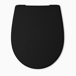 Cedo WC-Sitz 'Paloma Beach' mit Absenkautomatik schwarz Duroplast