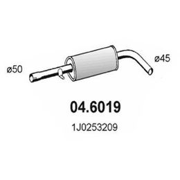 Asso Mittelschalld&auml;mpfer 046019 f&uuml;r VW