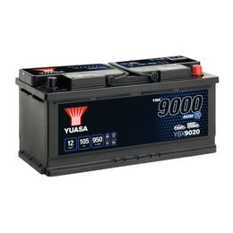 Yuasa Starterbatterie ybx9020 12V 68Ah 950A f&uuml;r Volvo Vaughall Iveco Fiat Citro&euml;n/Peugeot VW Audi BMW Mercedes Porsche TOYOTA