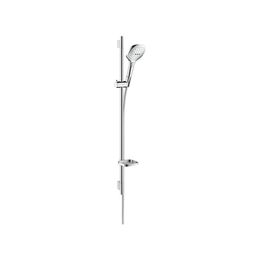 Hansgrohe Brause-Set Raindance Select E 120 1008mm Brausestange, wei&szlig;/chrom, 3jet (26621400)