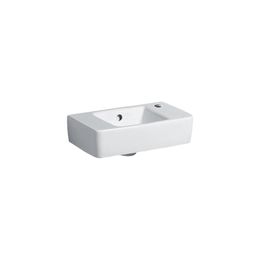 Geberit Handwaschbecken Renova Compact 40x25cm, m &Uuml;L, Hahnloch rechts, wei&szlig; (272140000)
