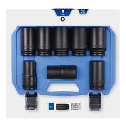 Brilliant Tools 3/4" Kraft-Stecknuss-Satz, Sechskant, 8-tlg, lang, 24 - 36 mm (BT025600)