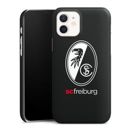 DeinDesign iPhone 12 Handy Premium Case Smartphone Handyh&uuml;lle Schutzh&uuml;lle matt Sc Freiburg Official Licensed Product Coat Of Arms Premium Case