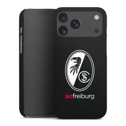 DeinDesign iPhone 17 Pro Max Handy Premium Case Smartphone Handyh&uuml;lle Schutzh&uuml;lle gl&auml;nzend Sc Freiburg Official Licensed Product Coat Of Arms Premium Case