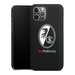 DeinDesign iPhone 12 Pro Max Handy Premium Case Smartphone Handyh&uuml;lle Schutzh&uuml;lle matt Sc Freiburg Official Licensed Product Coat Of Arms Premium Case