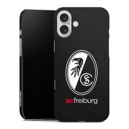 DeinDesign iPhone 16 Plus Handy Premium Case Smartphone Handyh&uuml;lle Schutzh&uuml;lle matt Sc Freiburg Official Licensed Product Coat Of Arms Premium Case