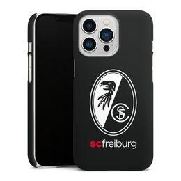 DeinDesign iPhone 13 Pro Handy Premium Case Smartphone Handyh&uuml;lle Schutzh&uuml;lle matt Sc Freiburg Official Licensed Product Coat Of Arms Premium Case