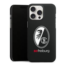 DeinDesign iPhone 15 Pro Max Handy Premium Case Smartphone Handyh&uuml;lle Schutzh&uuml;lle matt Sc Freiburg Official Licensed Product Coat Of Arms Premium Case