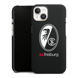 DeinDesign iPhone 14 Handy Premium Case Smartphone Handyh&uuml;lle Schutzh&uuml;lle matt Sc Freiburg Official Licensed Product Coat Of Arms Premium Case