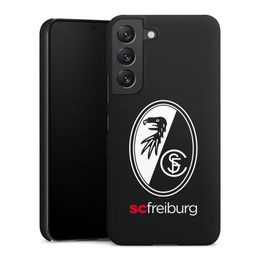 DeinDesign Galaxy S22 Handy Premium Case Smartphone Handyh&uuml;lle Schutzh&uuml;lle matt Sc Freiburg Official Licensed Product Coat Of Arms Premium Case