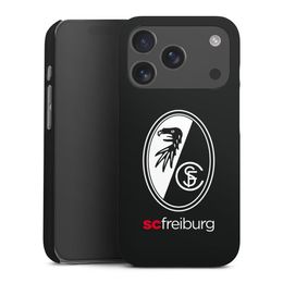 DeinDesign iPhone 17 Pro Handy Premium Case Smartphone Handyh&uuml;lle Schutzh&uuml;lle gl&auml;nzend Sc Freiburg Official Licensed Product Coat Of Arms Premium Case