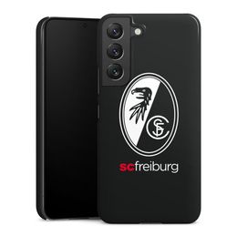DeinDesign Galaxy S22 Handy Premium Case Smartphone Handyh&uuml;lle Schutzh&uuml;lle gl&auml;nzend Sc Freiburg Official Licensed Product Coat Of Arms Premium Case