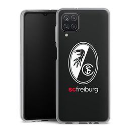 DeinDesign Galaxy A12 Handy Silikon H&uuml;lle Case transparent Handyh&uuml;lle Sc Freiburg Official Licensed Product Coat Of Arms Silikon Case