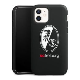 DeinDesign iPhone 12 mini Handy Panzer Handyh&uuml;lle robuste Outdoor H&uuml;lle Schutzh&uuml;lle matt Sc Freiburg Official Licensed Product Coat Of Arms Tough Case