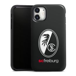 DeinDesign iPhone 11 Handy Panzer Handyh&uuml;lle robuste Outdoor H&uuml;lle Schutzh&uuml;lle gl&auml;nzend Sc Freiburg Official Licensed Product Coat Of Arms Tough Case