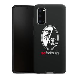 DeinDesign Galaxy S20 Handy Panzer Handyh&uuml;lle robuste Outdoor H&uuml;lle Schutzh&uuml;lle matt Sc Freiburg Official Licensed Product Coat Of Arms Tough Case