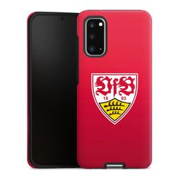 DeinDesign Galaxy S20 Handy Panzer Handyh&uuml;lle robuste Outdoor H&uuml;lle Schutzh&uuml;lle matt Logo Official Licensed Product Vfb Stuttgart Tough Case